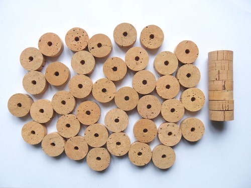 100 CORK RINGS 11/4"X1/2" GRADE EXTRA BORE 1/4" | eBay