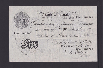 White Five Pound Note in English Banknotes Pre-1952 for sale | eBay