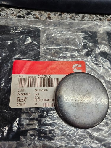 CUMMINS EXSPANSION PLUG 3922072 | eBay