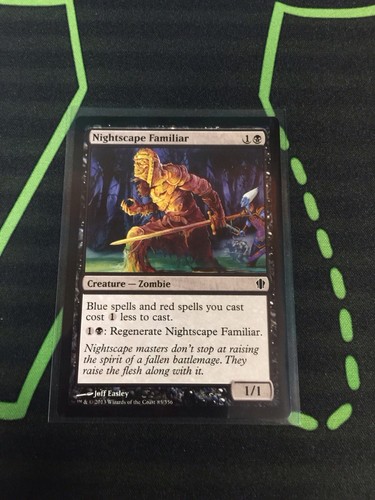 MTG Magic The Gathering Nightscape Familiar Black Zombie Grixis ...