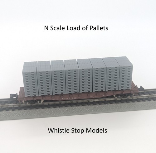 N Scale Pallet Flat Car Load. Load only no car | eBay