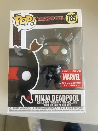 Funko Pop! Ninja Deadpool #785 Marvel Vinyl Figure Collectors Corps ...