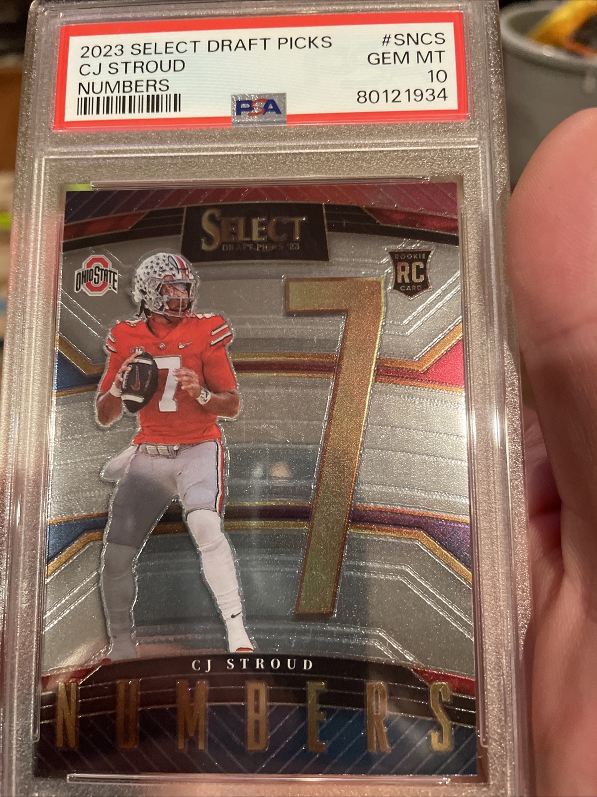 CJ Stroud 2023 Select Draft Picks #SN-CS Select Numbers Price Guide ...