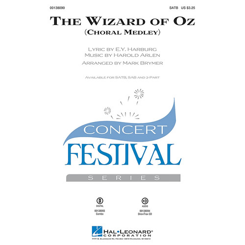 Hal Leonard The Wizard of Oz (Choral Medley) 2-Part Arranged by Mark ...