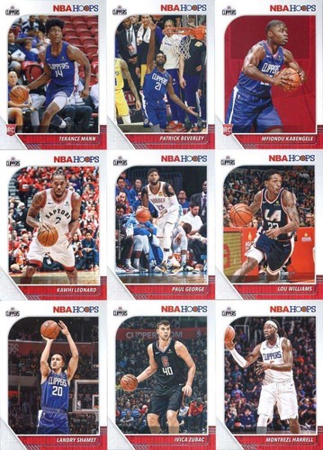 2019-20 Panini NBA Hoops Los Angeles Clippers Team Set of 9 Cards: Montrezl Harr | eBay