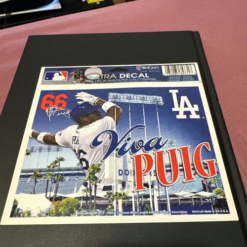 Los Angeles Dodgers #66 Yasiel Puig 5x6 Decal VIVA PUIG | eBay