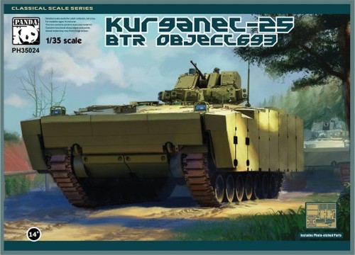 Panda Hobby Models 35024 1:35 BTR Object 693 Kurganet-25 Russian ...