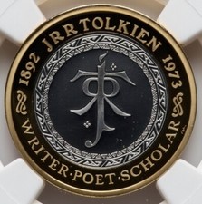 2023 Two Pounds 1oz Silver Proof JRR Tolkien - Coin Parade