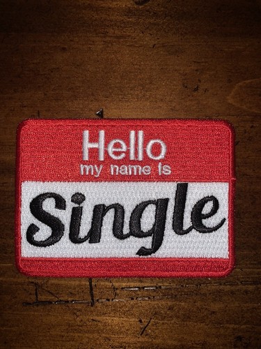 Hello My Name Is Single Name Tag Patch | eBay