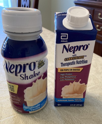 Nepro Nutrition Shake for People on Dialysis - Vanilla, 8oz (Pack of 21 ...