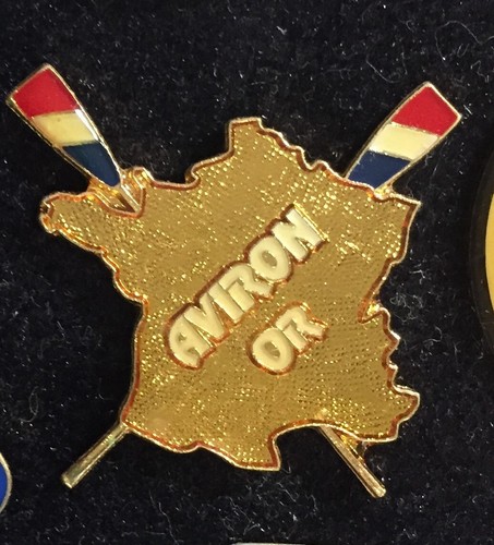 Unusual Aviron Rowing Club Orleans Olivet France Lapel Pin - French ...