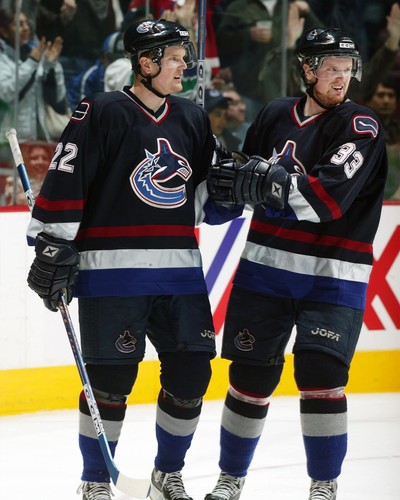 Henrik Sedin & Daniel Sedin Rookie Year Vancouver Canucks 8x10 NHL ...