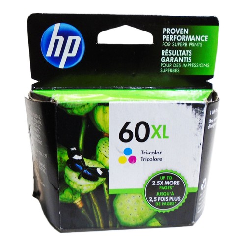 Genuine HP 60XL Color Ink Cartridge for DeskJet D2530 D2545 F4440 F4580 ...