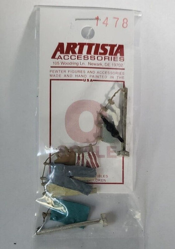 Arttista #1478 - Clothesline with Clothes - O Scale Details - Model ...