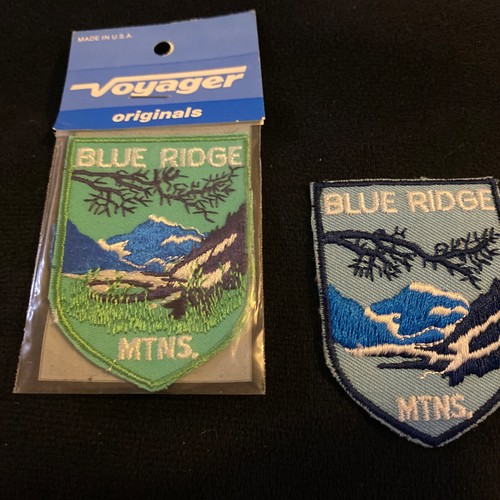 VTG Lot Of 2 BLUE RUDGE MOUNTAINS Travel Patches | eBay