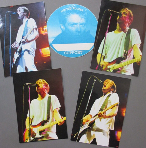 Bryan Adams photos color concert 3 1/2" X 5" Pro Shot ORIGINAL ...