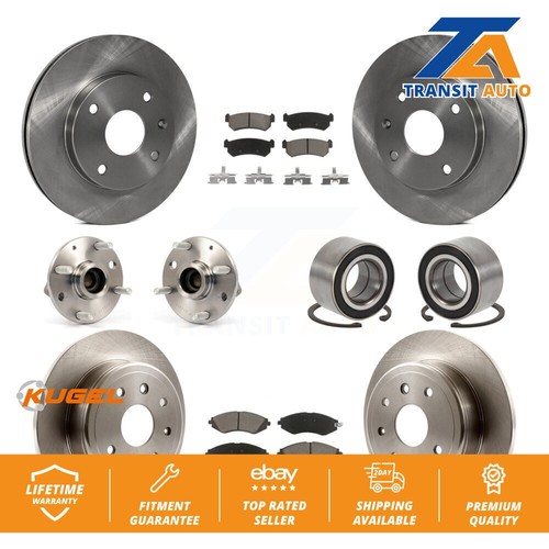 Front Rear Hub Bearing Brake Rotor & Pads Kit (10Pc) For Chevrolet ...