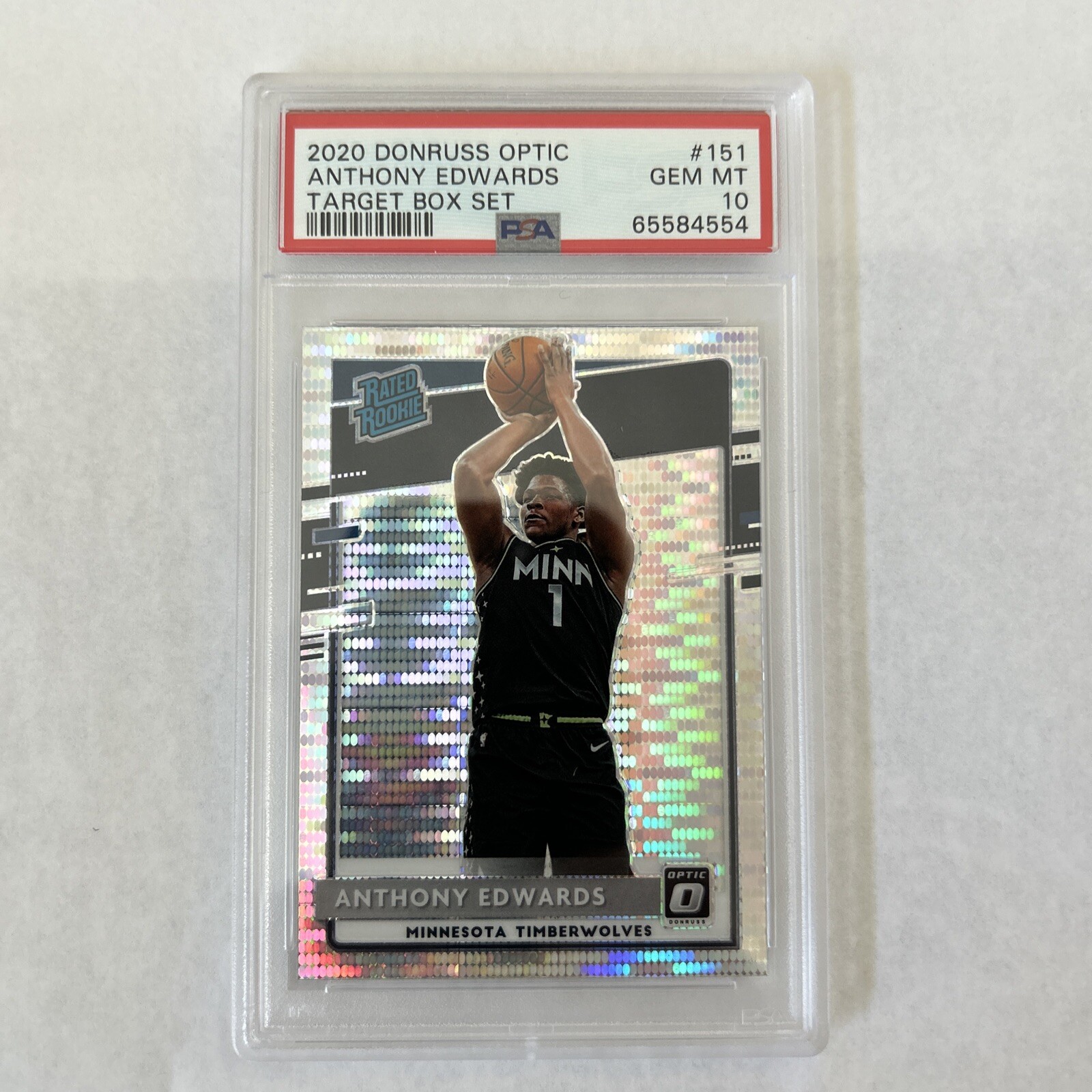 Anthony Edwards 2020 Optic #151 Target Box Set Price Guide - Sports ...