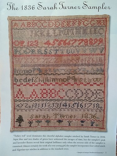 *Antique Reproduction 1836 Sarah Turner Sampler OOP Cross Stitch ...