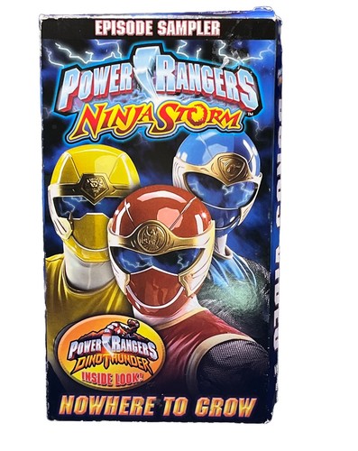 Power Rangers Ninja Storm “Nowhere To Grow” VHS Episode Sampler RARE ...