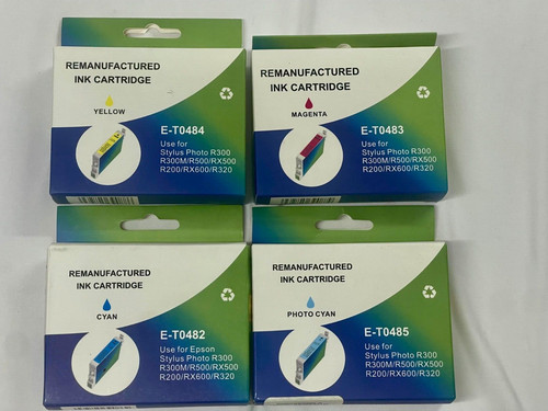 2 x 4PK Ink For Epson 48 Stylus Photo R300 R320 R340 R200 R220 RX500 ...