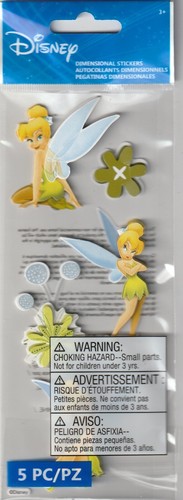 Licensed Disney TINKER BELL Tinkerbelle 3-D Stickers 74702 FAST FREE ...