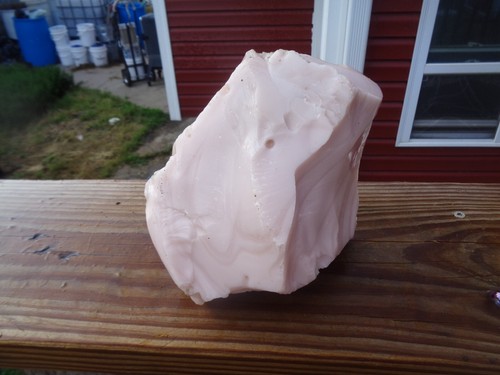 Glass Rock Slag Beautiful Opaque Pink 5.12 lbs RR6 Landscaping Aquarium ...