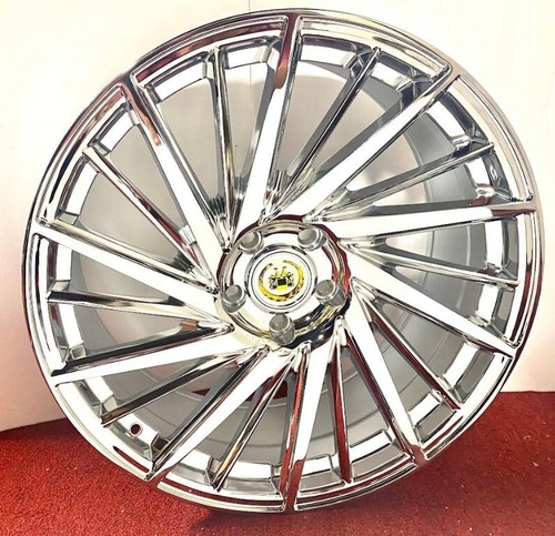 SET OF 4 "SHREDDER" CHROME 20" X 8.5" WHEELS CTS CT6 XTS CT5 XT4 5x120 ...