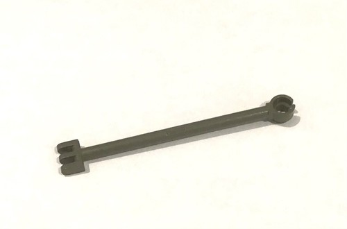 LEGO 1 Dark Gray Hinge Bar 8L with 3 Fingers and Open End Stud Part ...