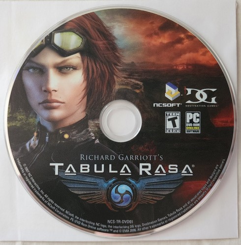 RICHARD GARRIOTT'S TABULA RASA PC Game Excellent Condition Disc Only ...