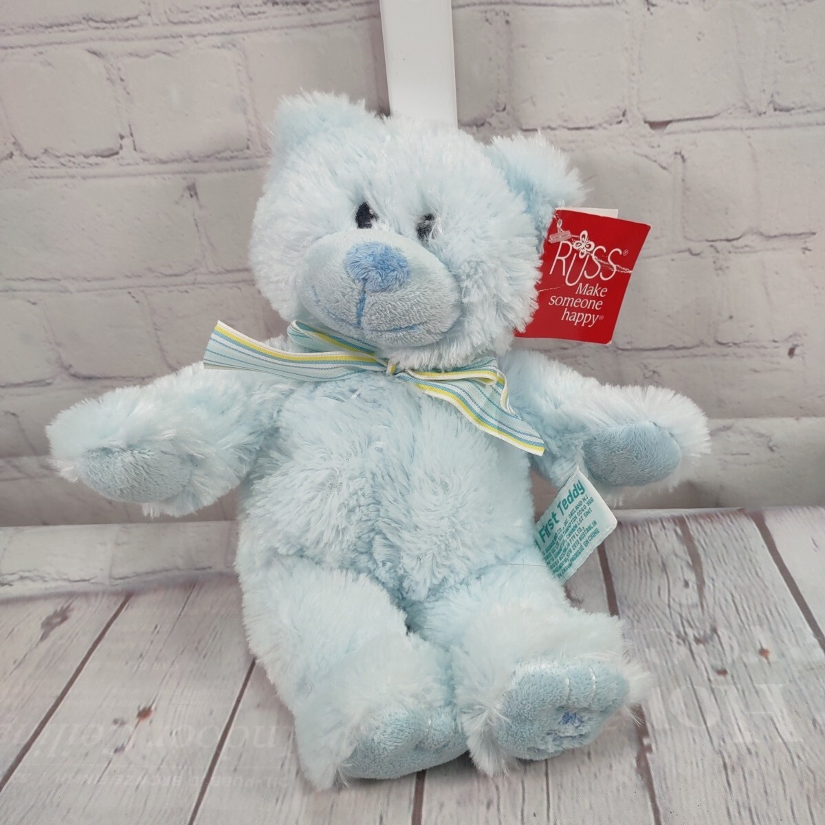 Oso De Peluche Azul Claro Peluche Aurora Osito Bebé Con Sonido Para