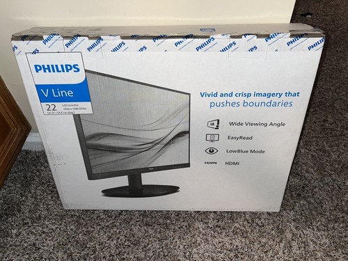Philips 22" Full HD LED LCD Monitor 221V8L ,NEW! | eBay