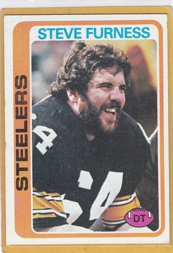 1978 TOPPS FOOTBALL STEVE FURNESS #214 STEELERS EX/EX+ *A14589 | eBay