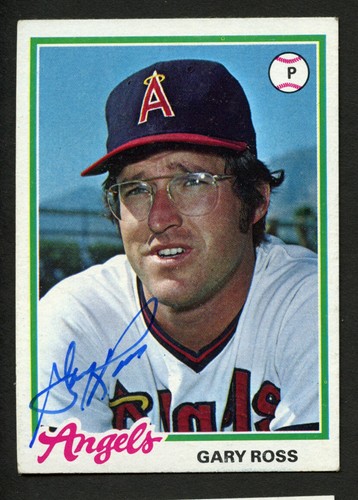 Gary Ross #291 signed autograph auto 1978 Topps Baseball Trading Card ...
