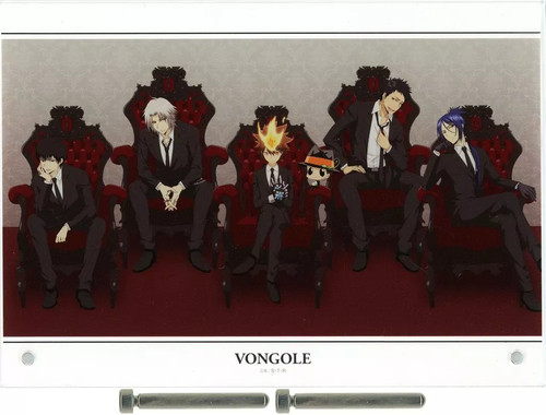 Vongola Acrylic Panel Throne Ver. Reborn! Merchandise Official Art ...