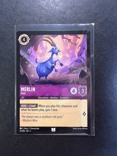 Disney Lorcana: Rise of the Floodborn Merlin Goat- # 51/204 - NON Foil ...