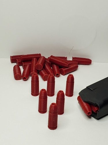 9mm Hollow HP Dummy Rounds, Snap Caps: Firearms Dry Fire Ammo for ...