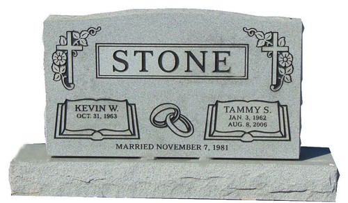 Cemetery headstone- companion - includes engraving- multi design ...