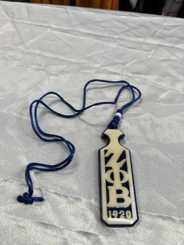 Zeta Phi Beta Paddle Tiki Teekee Royal / White RETRO | eBay