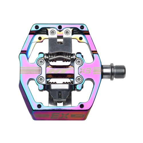HT Pedals X3 Clipless Platform Pedals, CrMo - Oil Slick | eBay