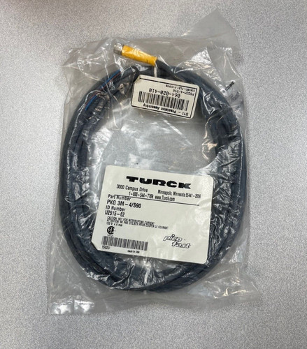 TURCK PKG 3M-4/S90 (U2515-62) SINGLE ENDED CORDSET, FEMALE CONNECTOR | eBay