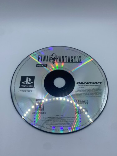 Final Fantasy IX PS1 PlayStation 1 Disc 4 Only | eBay