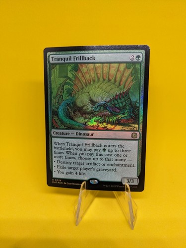 MTG Tranquil Frillback Foil March of the Machine Aftermath NM Magic ...