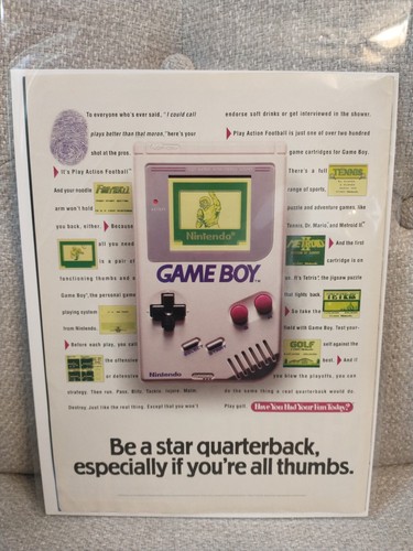Game Boy Nintendo Vintage Magazine Advertisement Print Ad | eBay