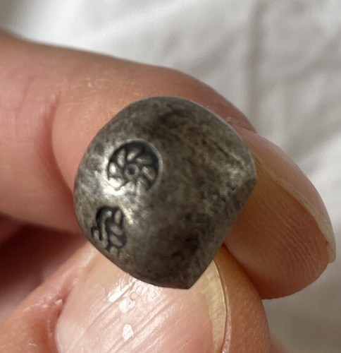 Rare 1851 King Rama 4 Thai Bullet Coin Thailand Sterling Silver Pod ...