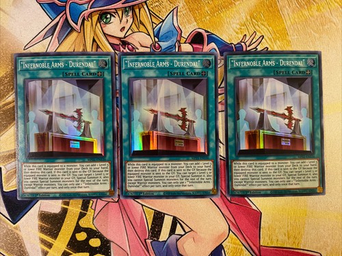 Yugioh "Infernoble Arms - Durendal" X3 Super MP21-EN136 1st Near Mint ...