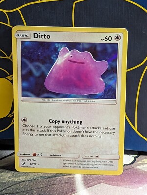 Ditto 17 (Detective Pikachu 2019) Pokemon Card