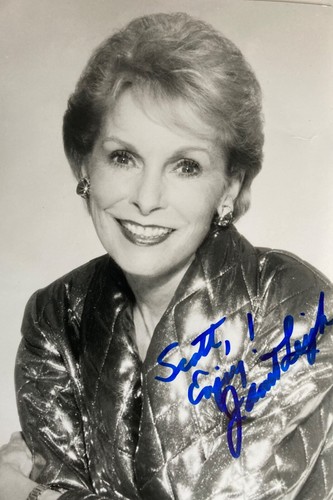 JANET LEIGHT PSYCHO THE FOG THE VIKINGS 7X5 PHOTO AUTOGRAPH Signed POW ...