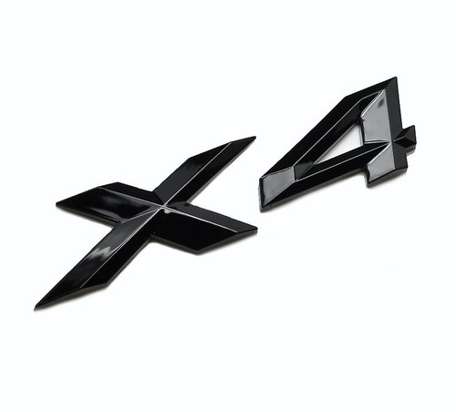 For X4 Car Rear Sticker Trunk Emblem Boot Back Letters Gloss Black | eBay