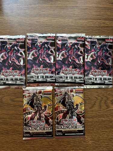 Yu-Gi-Oh! Legacy Of The Valiant And Blazing Vortex Packs | eBay
